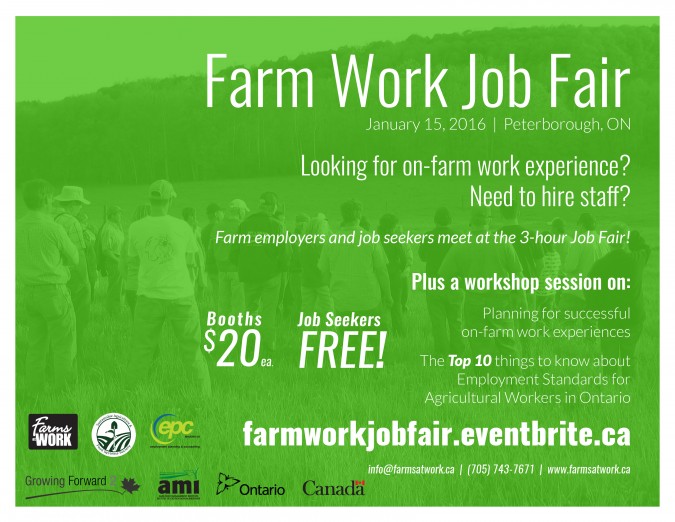 Event: Farm Work Job Fair Peterborough | Sustain Ontario