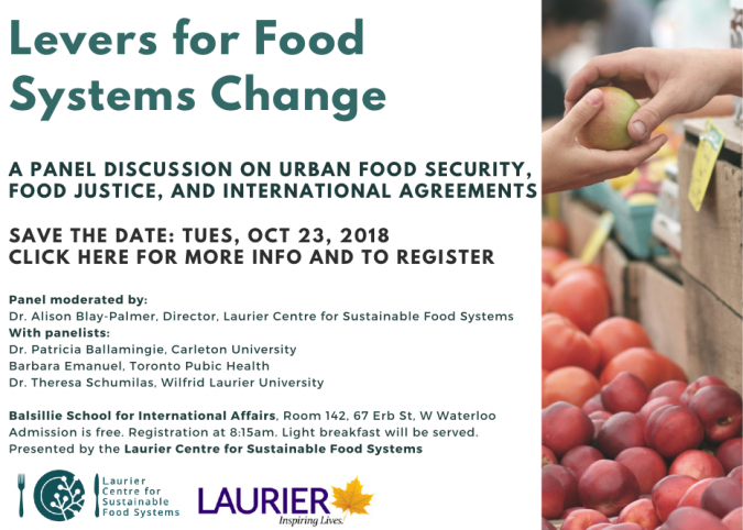 Levers for Food Systems Change: A Panel Discussion on Urban Food ...