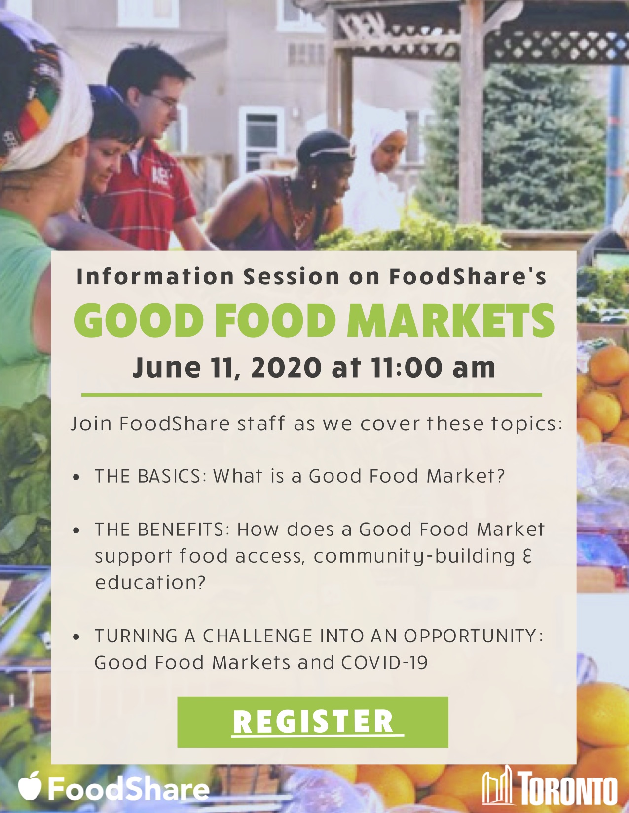 Information Session on FoodShare’s Good Food Markets | Sustain Ontario