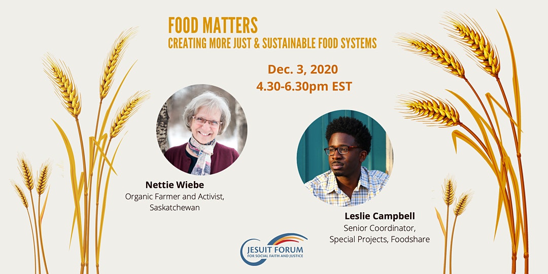 Jesuit Forum panel discussion: Creating More Just and Sustainable Food ...