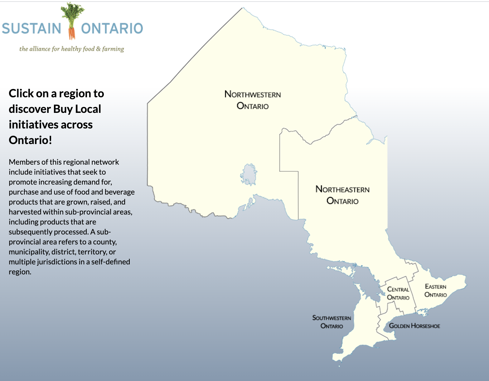 Launching Buy Local Food Across Ontario: Is your Region ‘On the Map ...