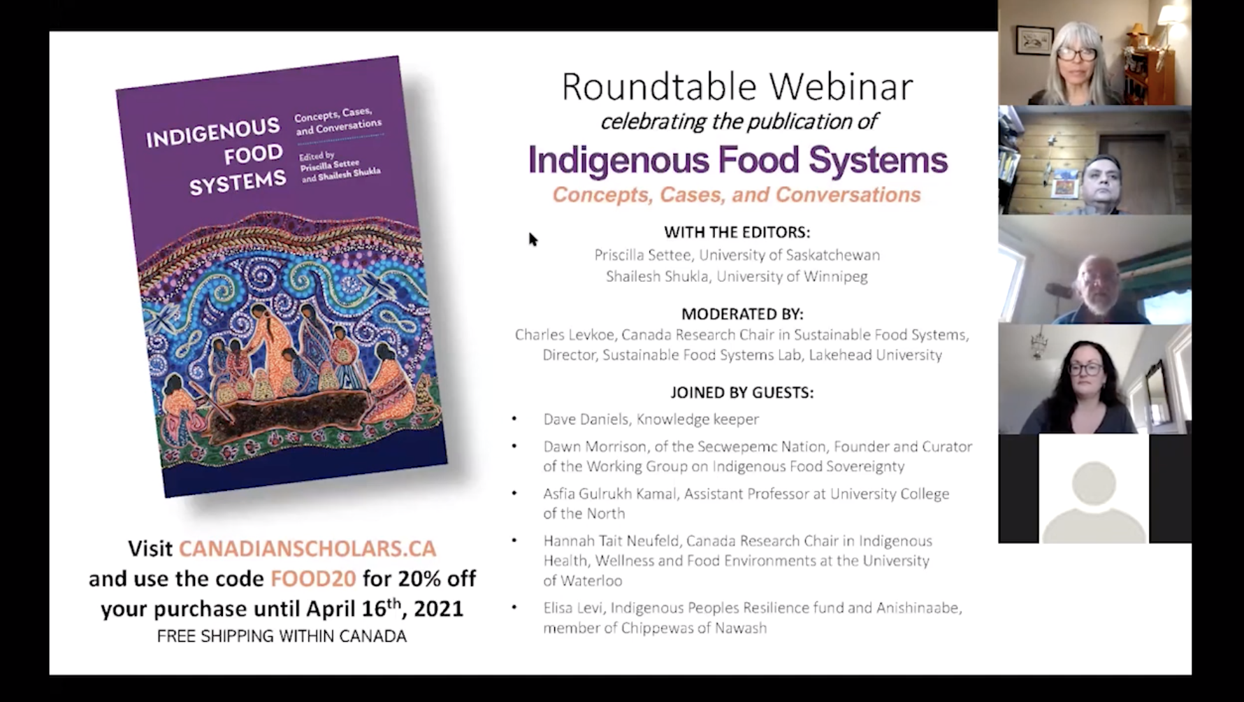 Webinar Recording Celebrating the Publication of Indigenous Food ...