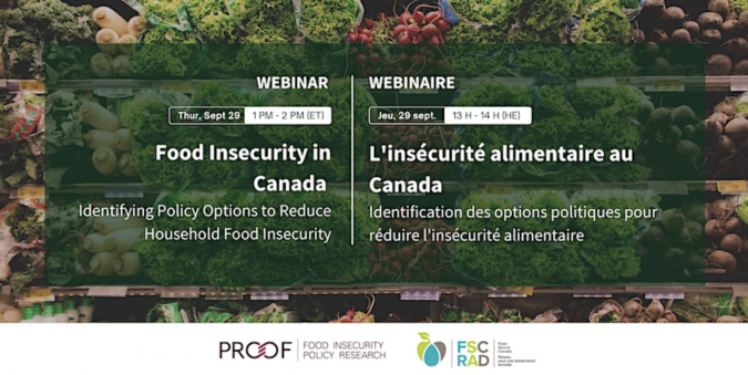 FSC & PROOF Webinar: Identifying Policy to Reduce Household Food ...