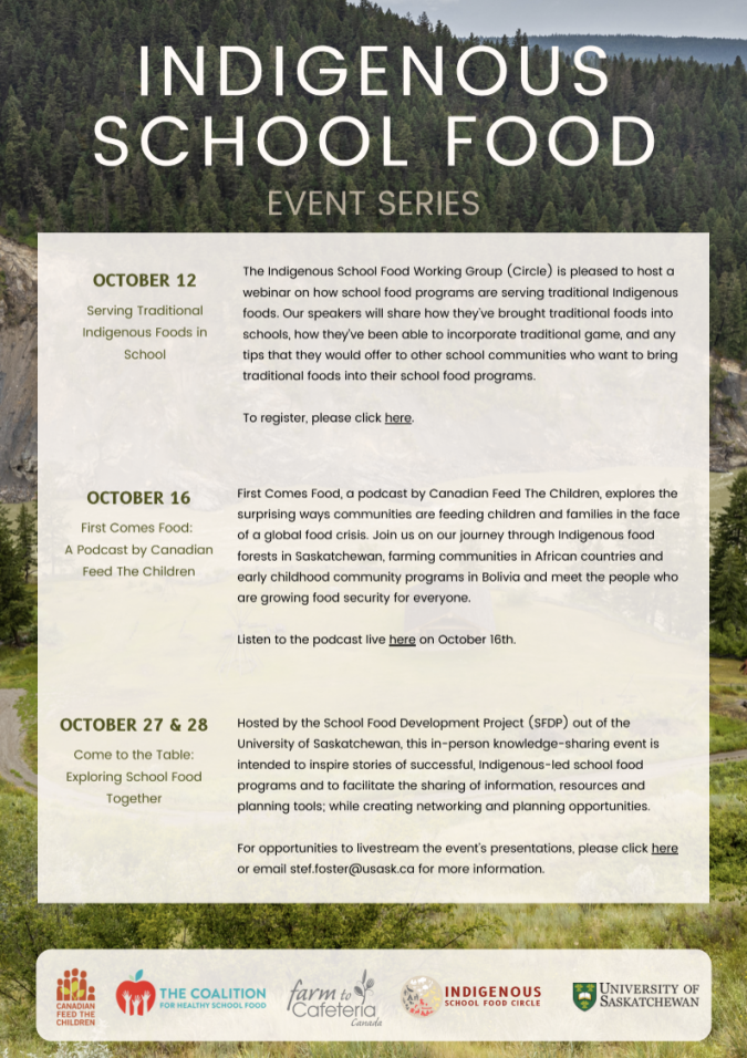 Indigenous School Food Event Series | Sustain Ontario