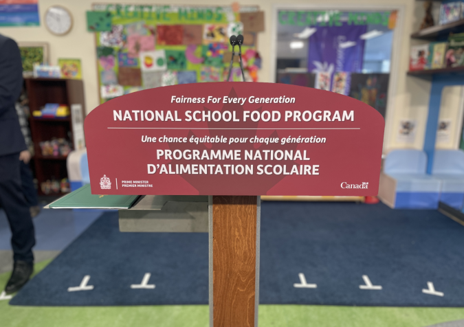 Federal government announces historic investment in a National School ...